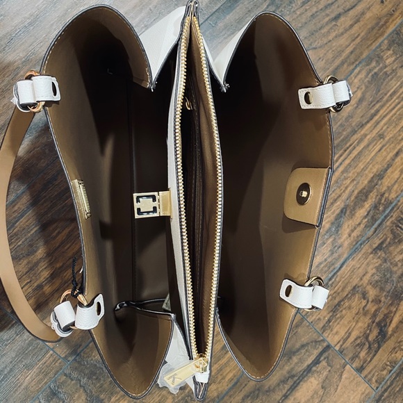 Kate Landry | Bags | Nwt Kate Landry White Tote Shoulder Bag | Poshmark